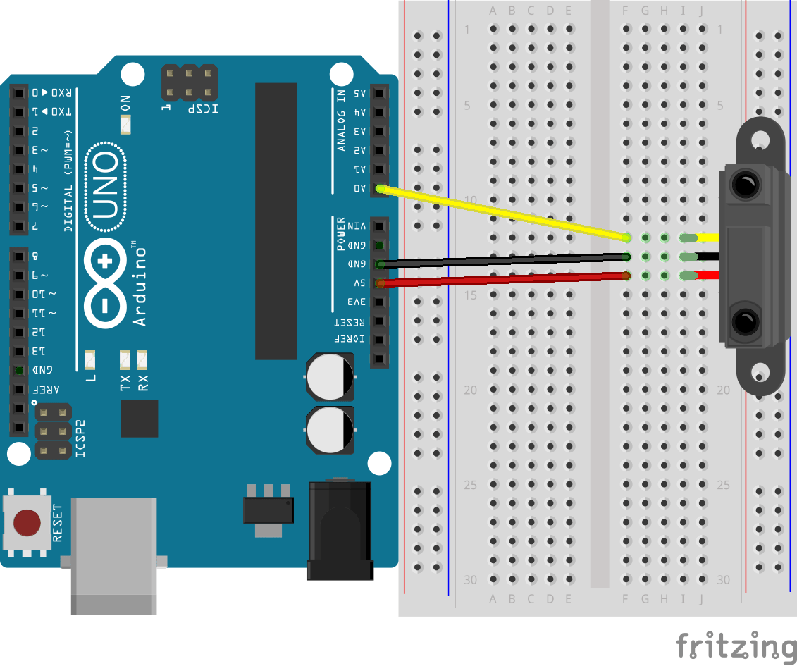 Sensor De Distancia Sharp Arduino El Profe Alegría