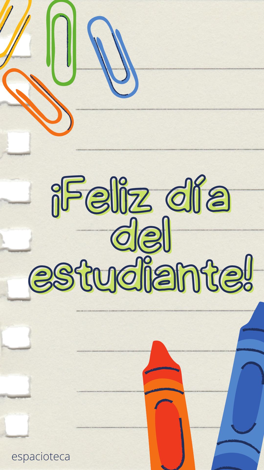 ¡feliz Día Del Estudiante Tarjetas E Imágenes Para Compartir Espacioteca