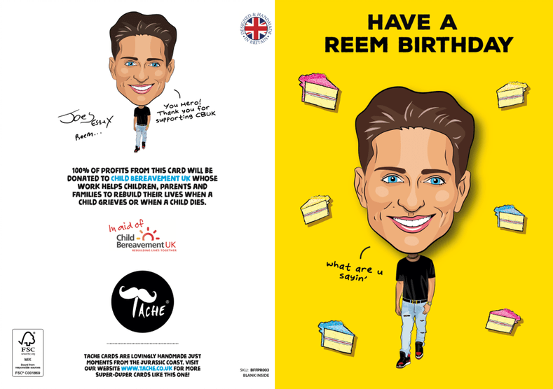 Joey Essex Launches Birthday Card With Proceeds Going To Charity