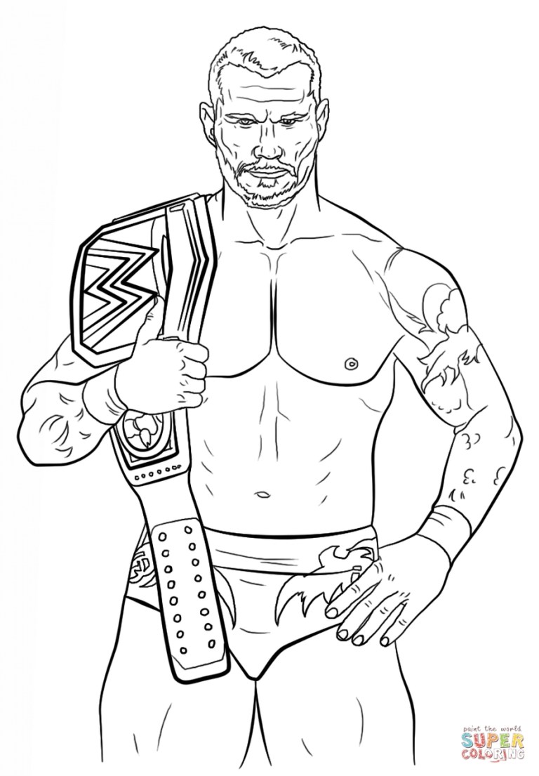 Get This Printable Wwe Coloring Pages Randy Orton 21783