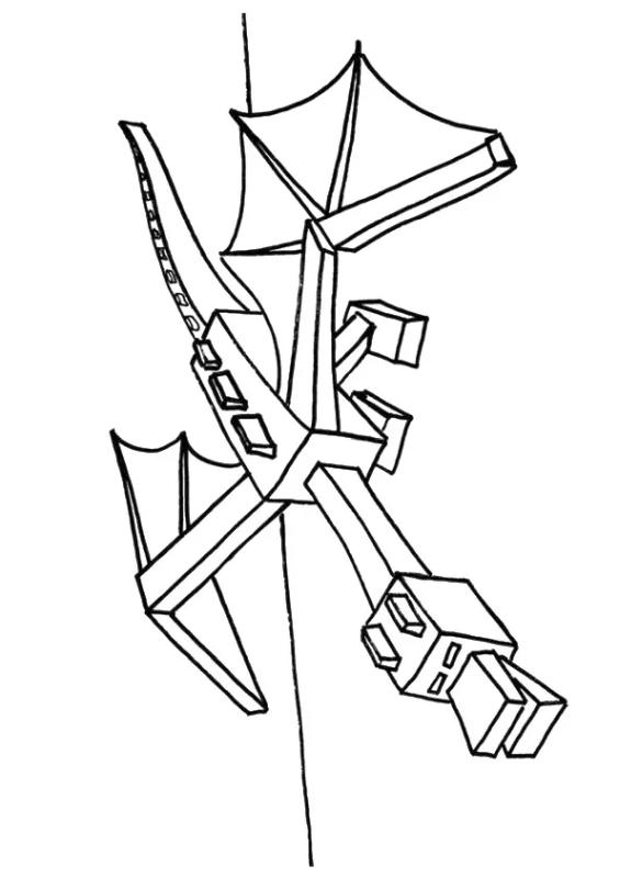 Get This Minecraft Coloring Pages Ender Dragon