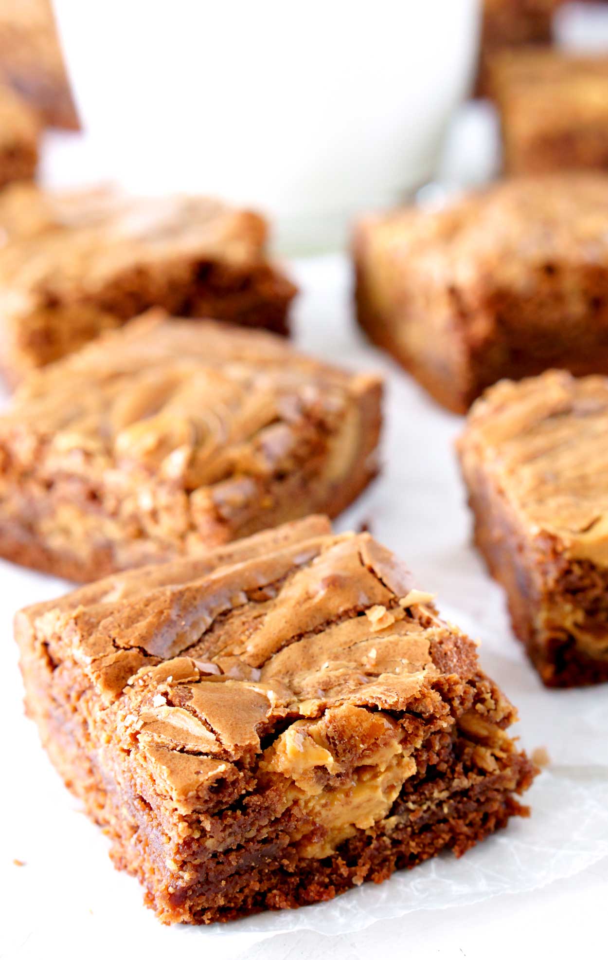 Peanut Butter Swirl Brownie Recipe • Food Folks And Fun