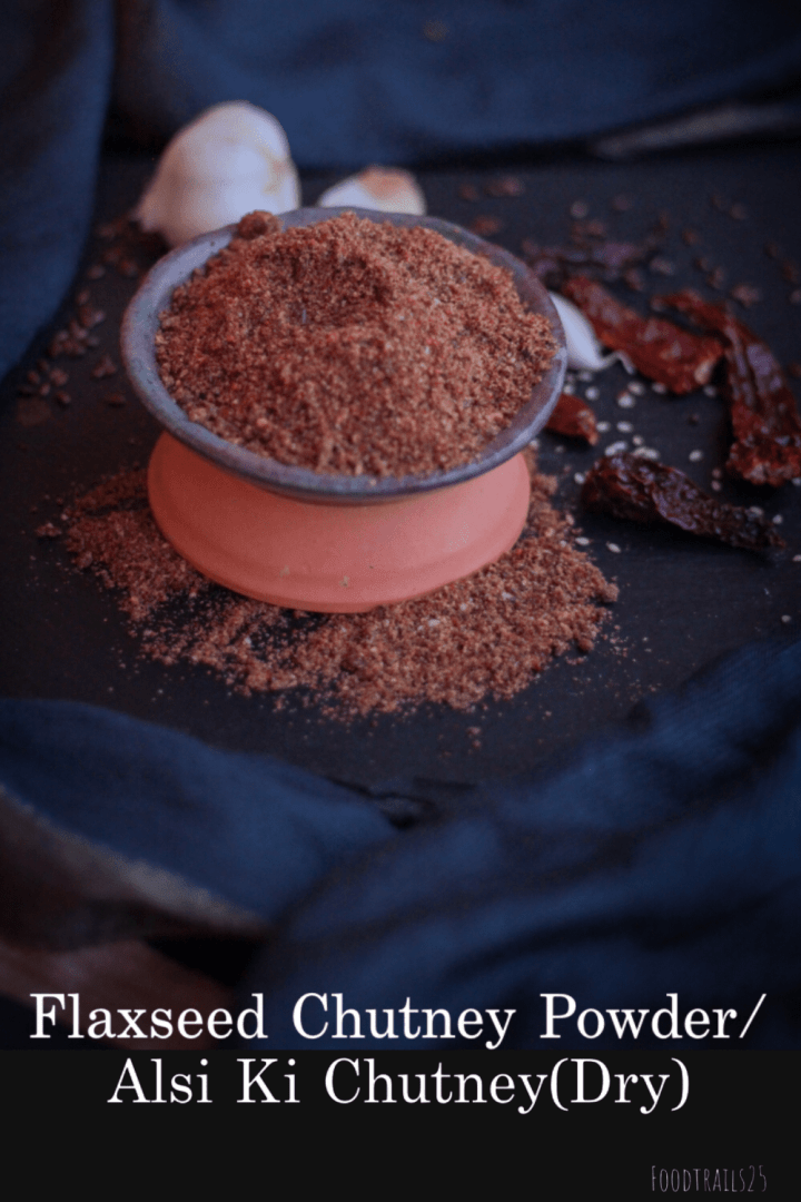 Flax Seeds Chutneypowderalsi Ki Chutneydry