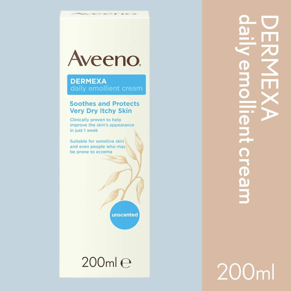 Aveeno Dermexa Daily Emollient Cream 200 Ml Packaging May Vary