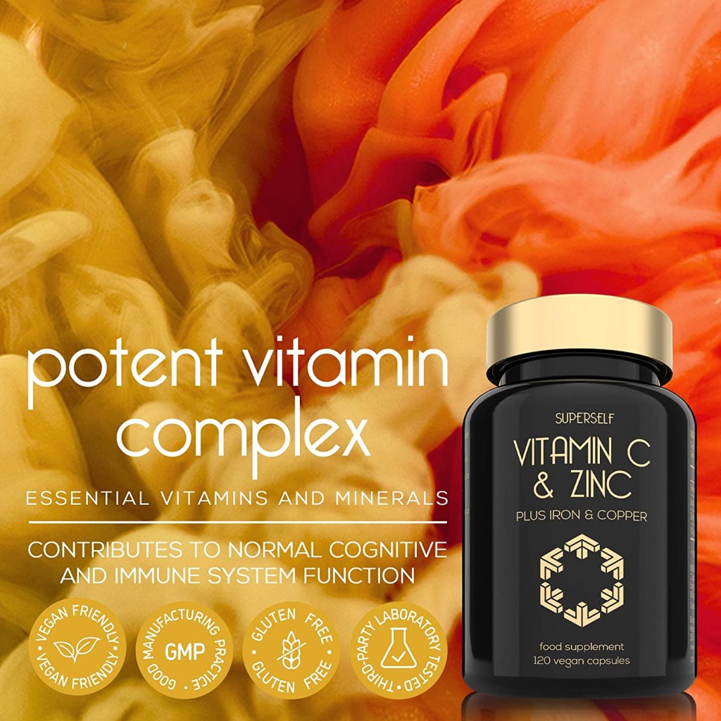 Vitamin C And Zinc Tablets 1000mg Vitamin C With Zinc Iron Copper