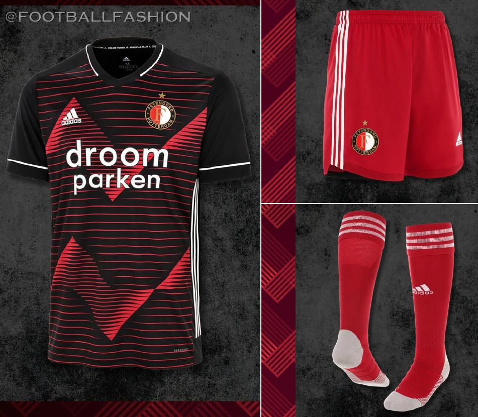 Feyenoord Rotterdam 202021 Adidas Away Kit Football Fashion