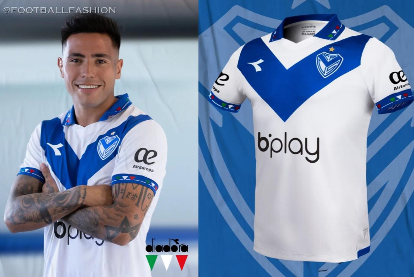 Vélez Sarsfield 2023 Diadora Home Kit Football Fashion