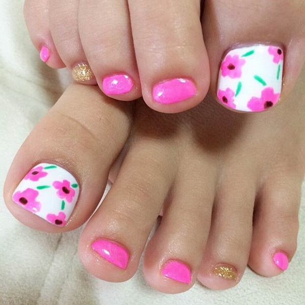 50 Pretty Toe Nail Art Ideas For Creative Juice