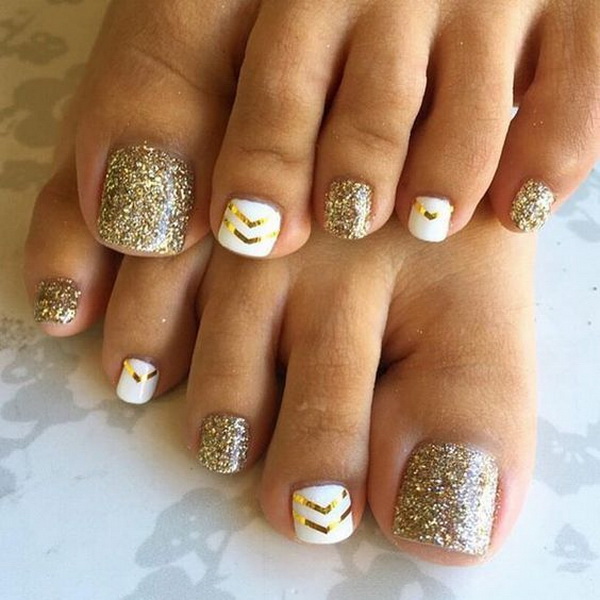 50 Pretty Toe Nail Art Ideas For Creative Juice