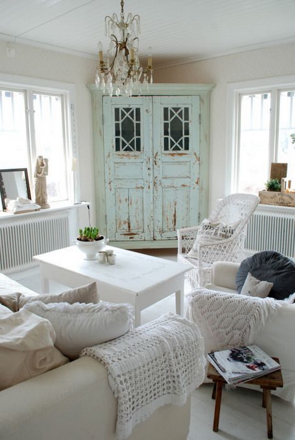 25 Charming Shabby Chic Living Room Decoration Ideas For Creative Juice