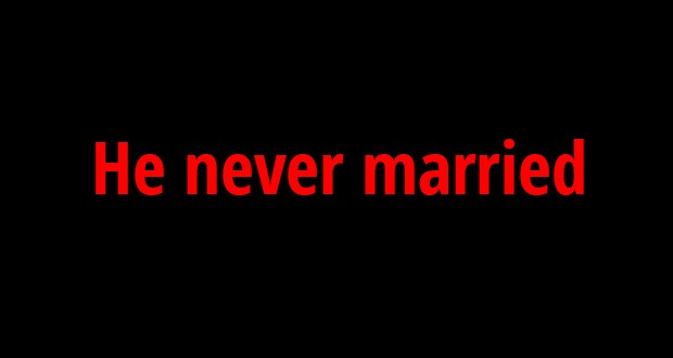 He Never Married Fact 19510