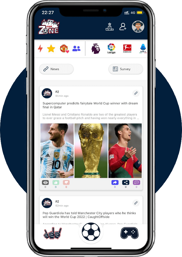 Fanzone — The App For True Football Fans