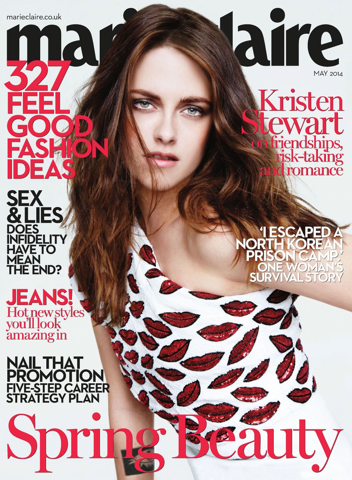 Kristen Stewart Covers Marie Claire Uk May 2014 Issue