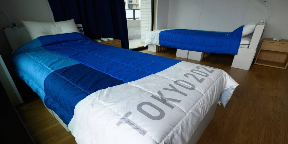 Gymnast Debunks Rumor That Cardboard Beds In Olympic Village Are ‘anti