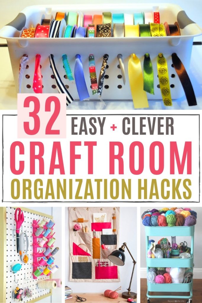 30 Clever Ways To Organize Your Craft Supplies Feeling Nifty