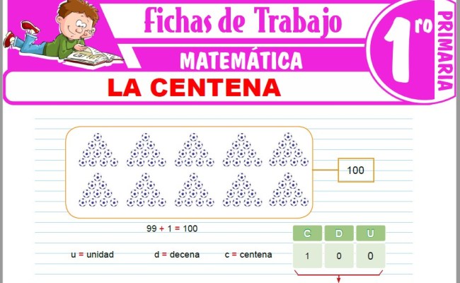 Numeracion Ascendente Y Descendente De La Centena Para Primaria 2020