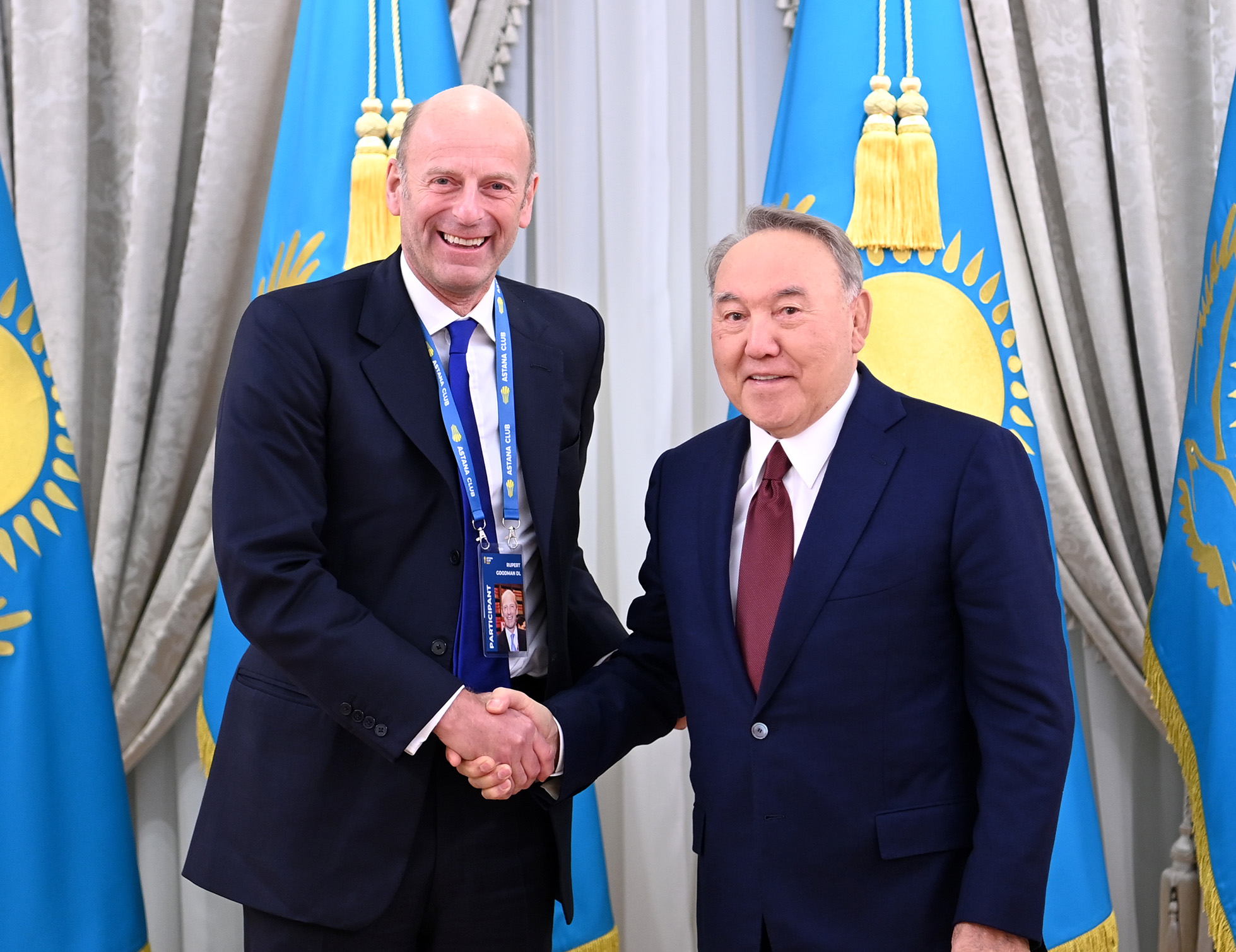 He Nursultan Nazarbayev First President Of Kazakhstan At The Astana