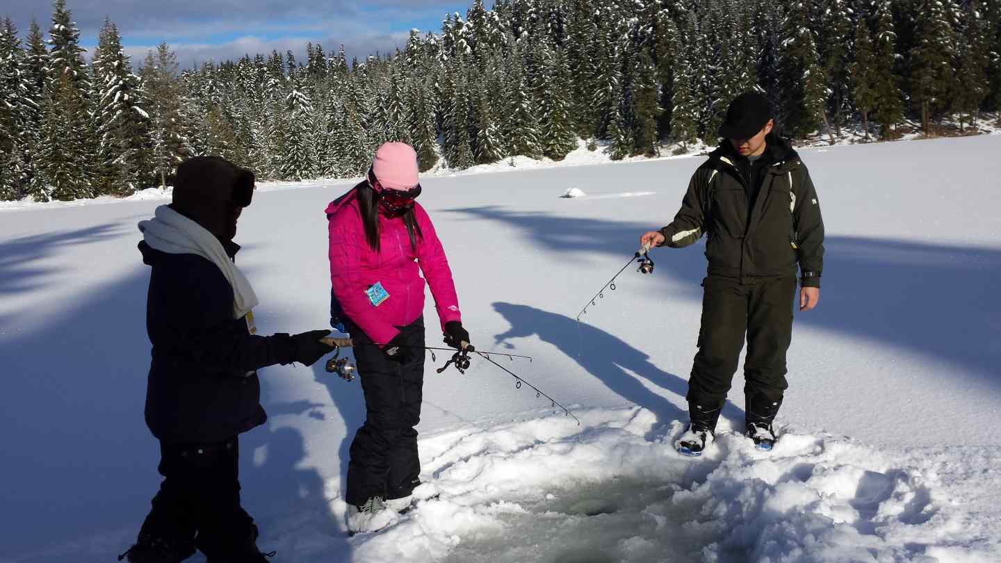 Winter Fishing In Whistler Bc