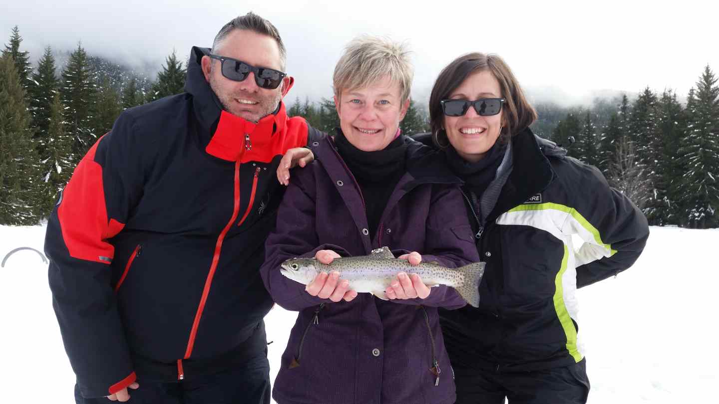 2016 Lost Lake Ice Fishing In Whistler Bc