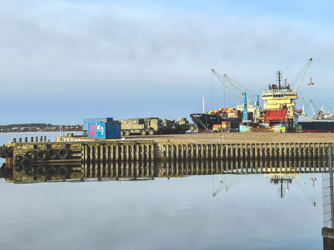 Militær Aktivitet På Fredericia Havn Fredericiaavisendk