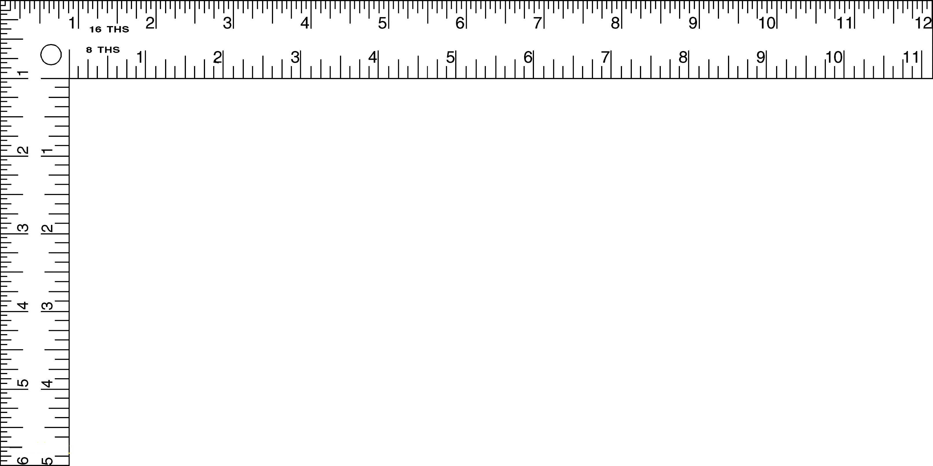 Printable Ruler 12 Inch Actual Size Printable Rulers Free