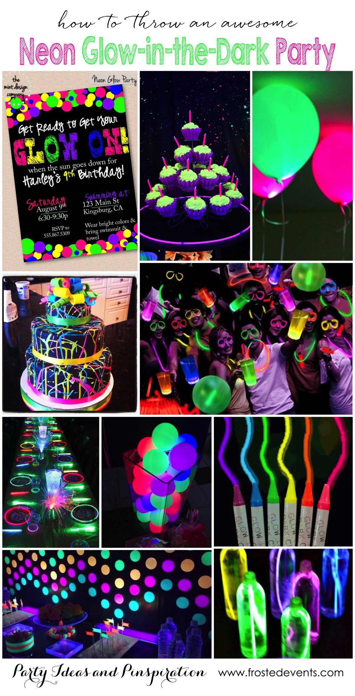 Party Themes Neon Party Fun Glow In The Dark Party Ideas