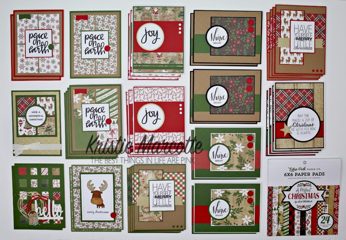 Echo Parks A Perfect Christmas Collection 38 Cards From One 6×6