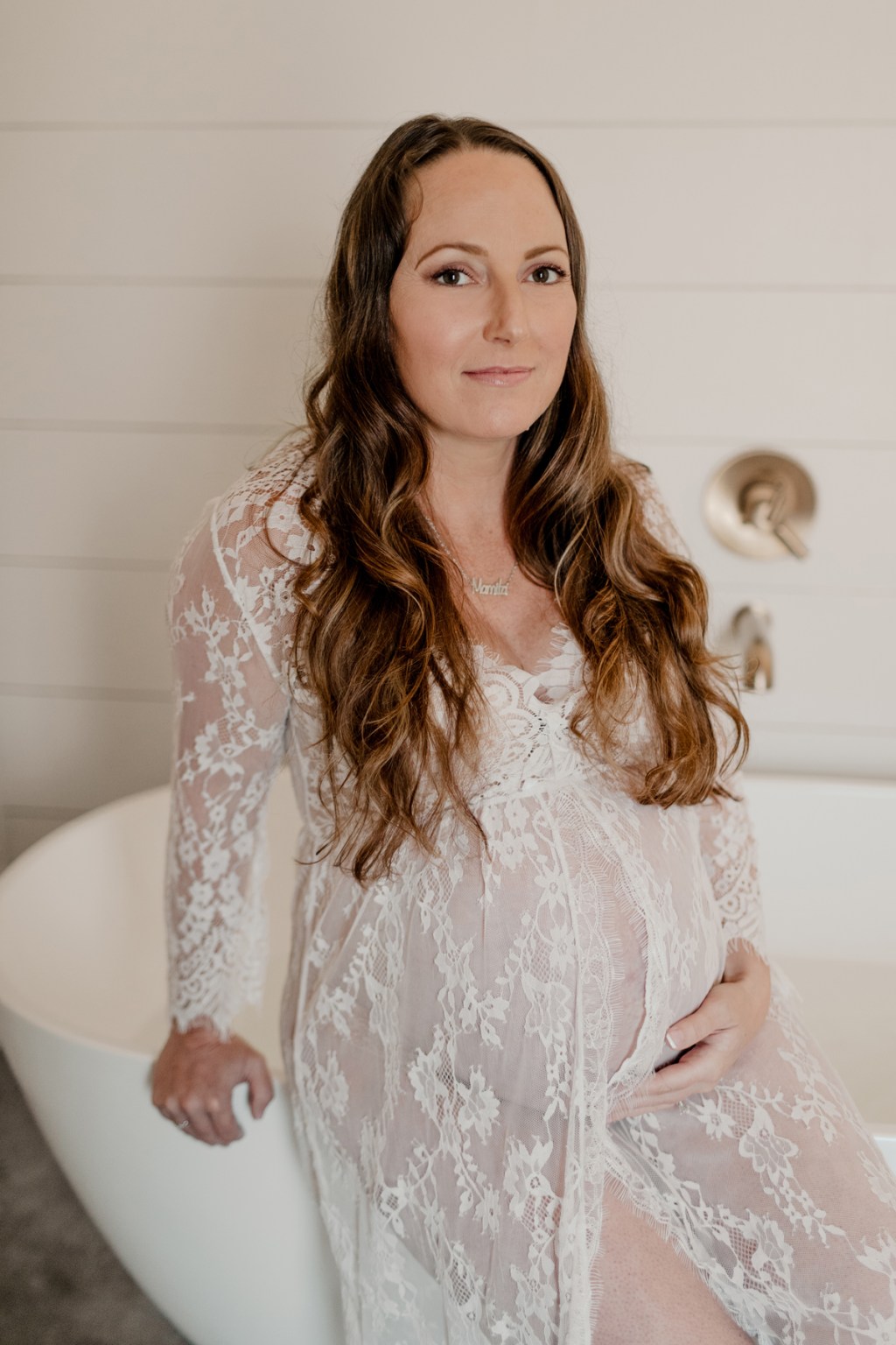 Maternity Milk Bath Floral Studio Photography Session