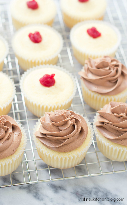 Chocolate Frosted Lemon Cupcakes Kristines Kitchen