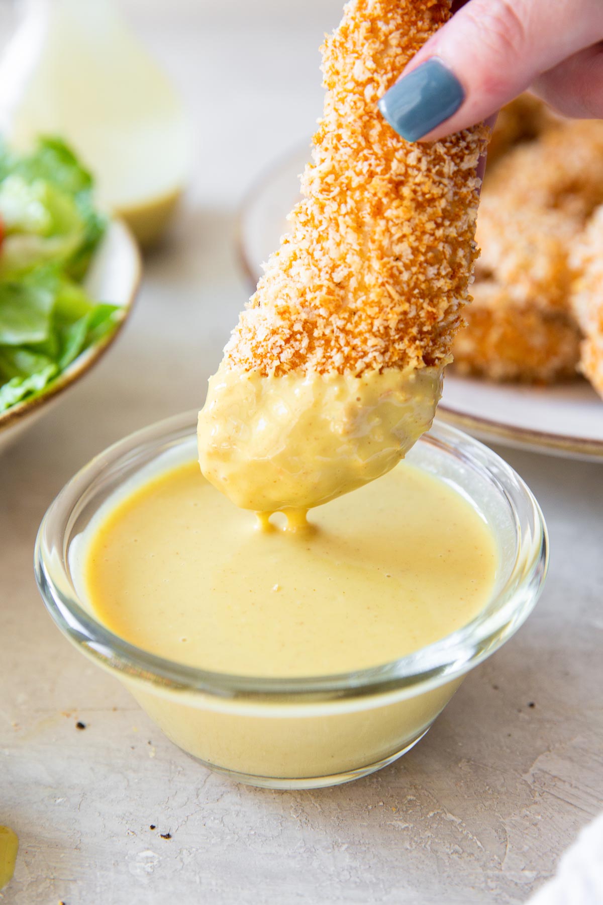 Honey Mustard Recipe Easy 3 Ingredient Recipe Kristines Kitchen