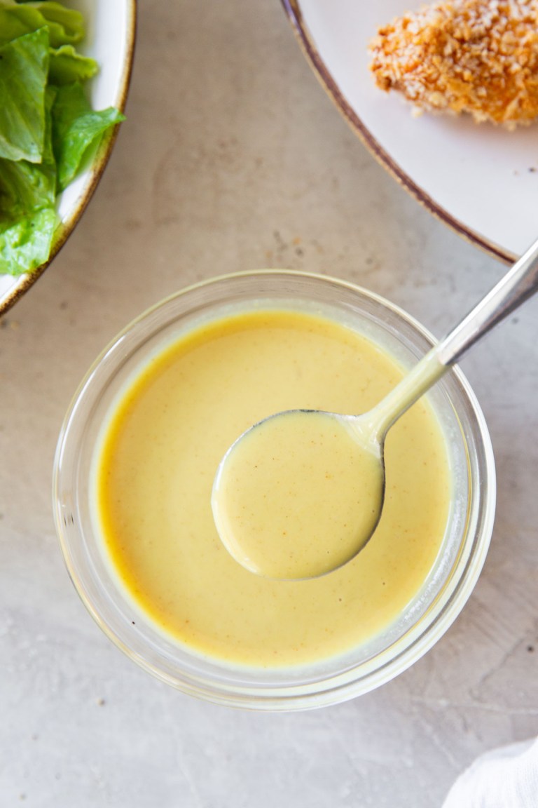 Honey Mustard Recipe Easy 3 Ingredient Recipe Kristines Kitchen