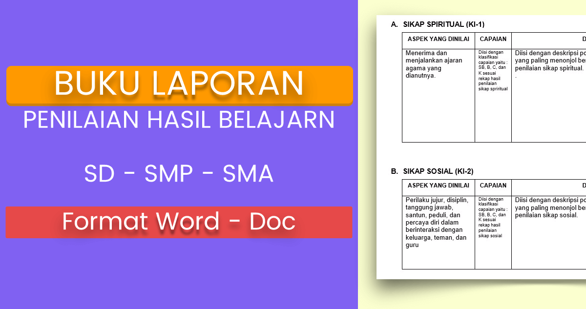 Contoh Laporan Perkembangan Belajar Siswa Contoh Laporan Pelatihan