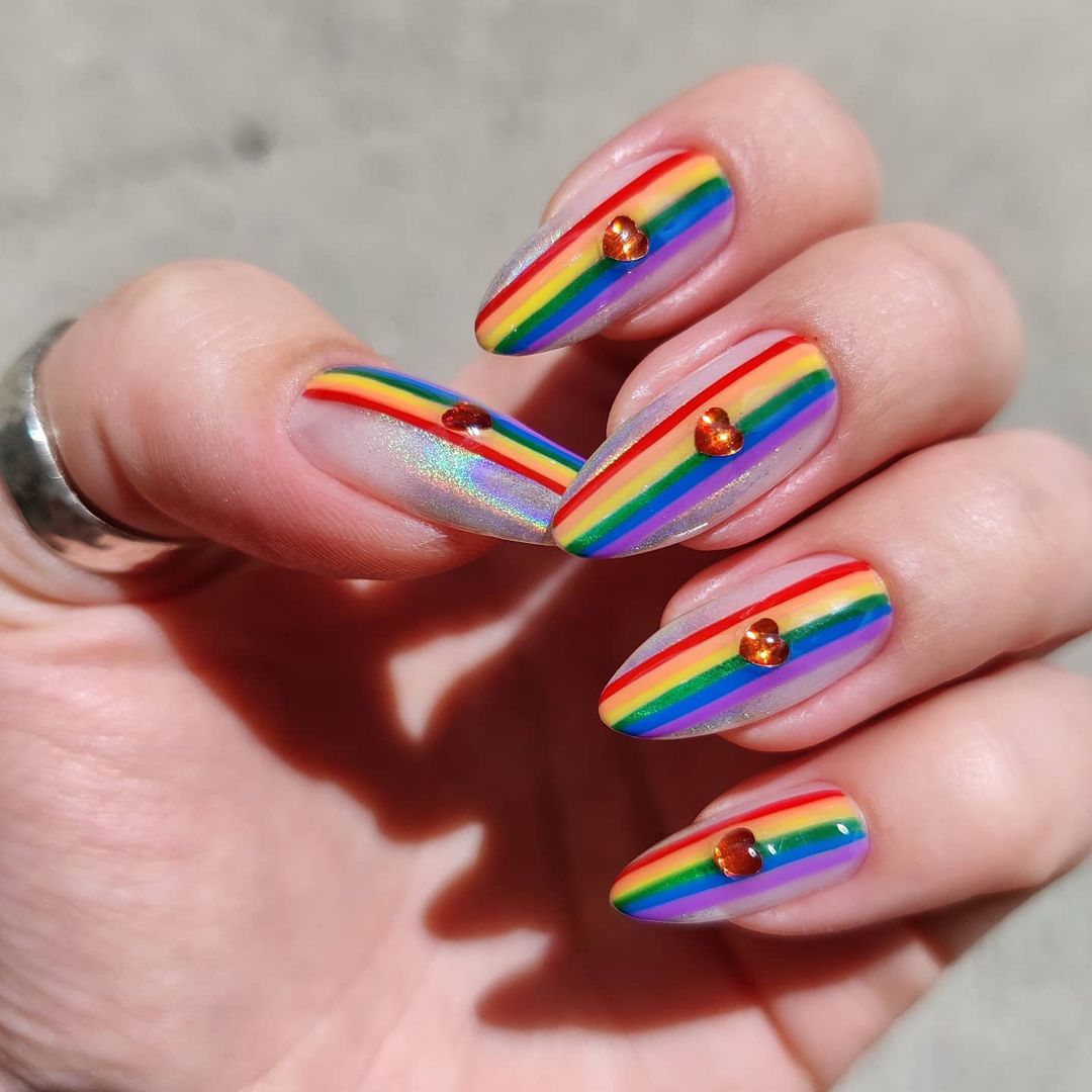 The Best Rainbow Nails For Pride Month Kaynuli