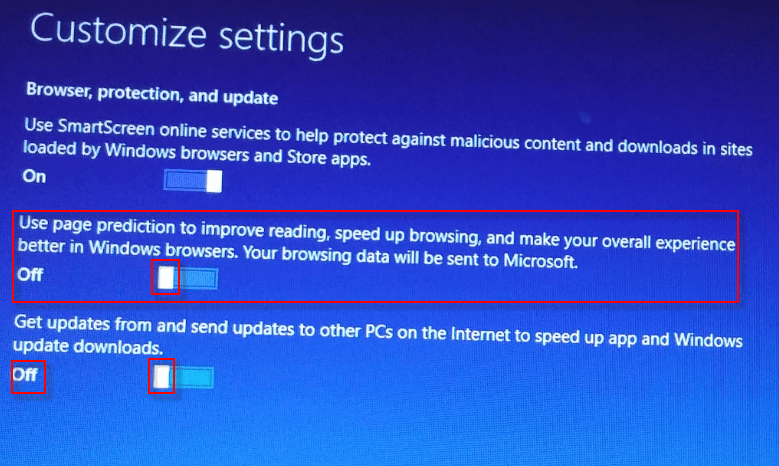 Windows Privacy Settings