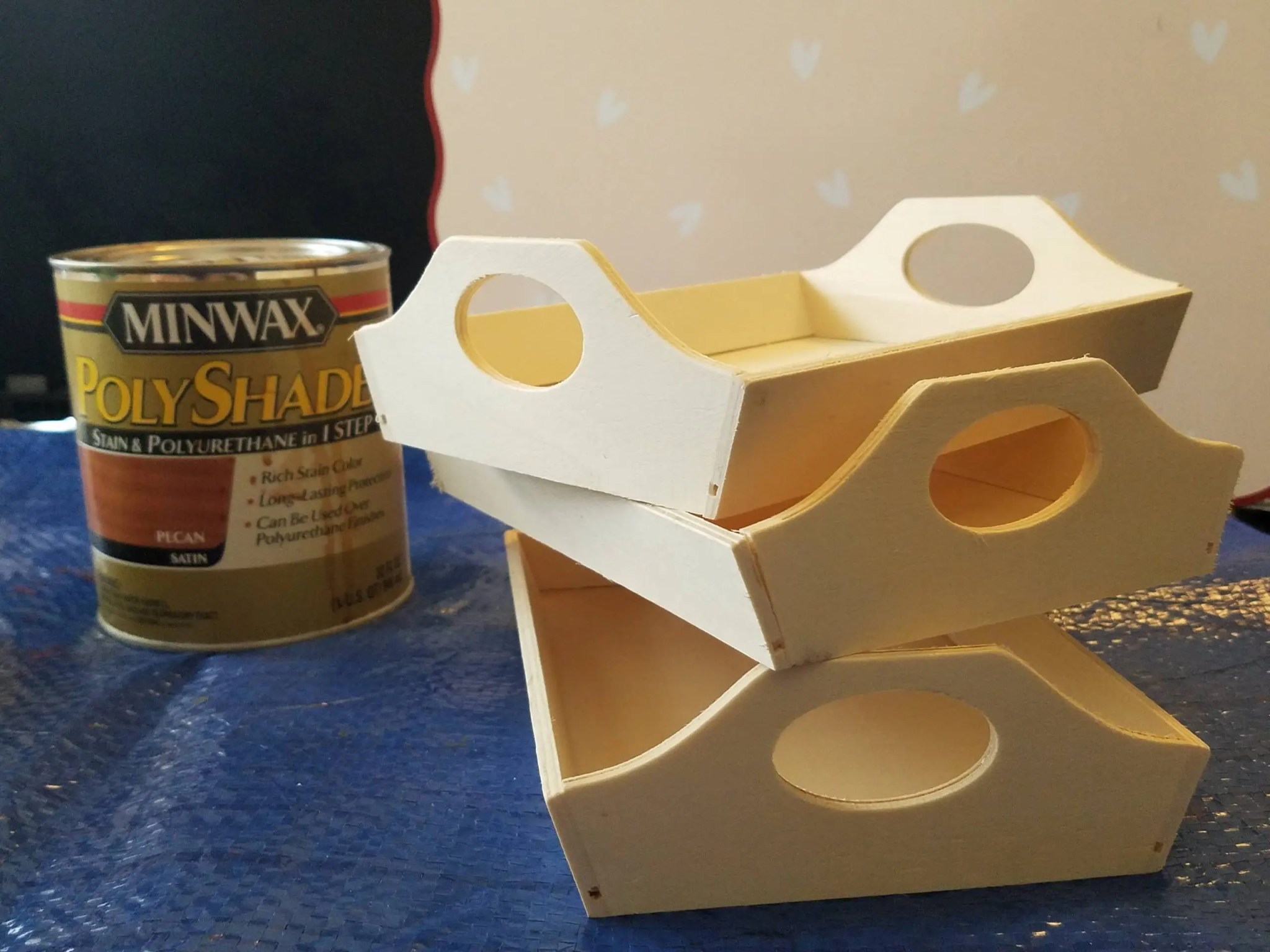 3 Tier Dollar Tree Wooden Tray Diy K And F Design