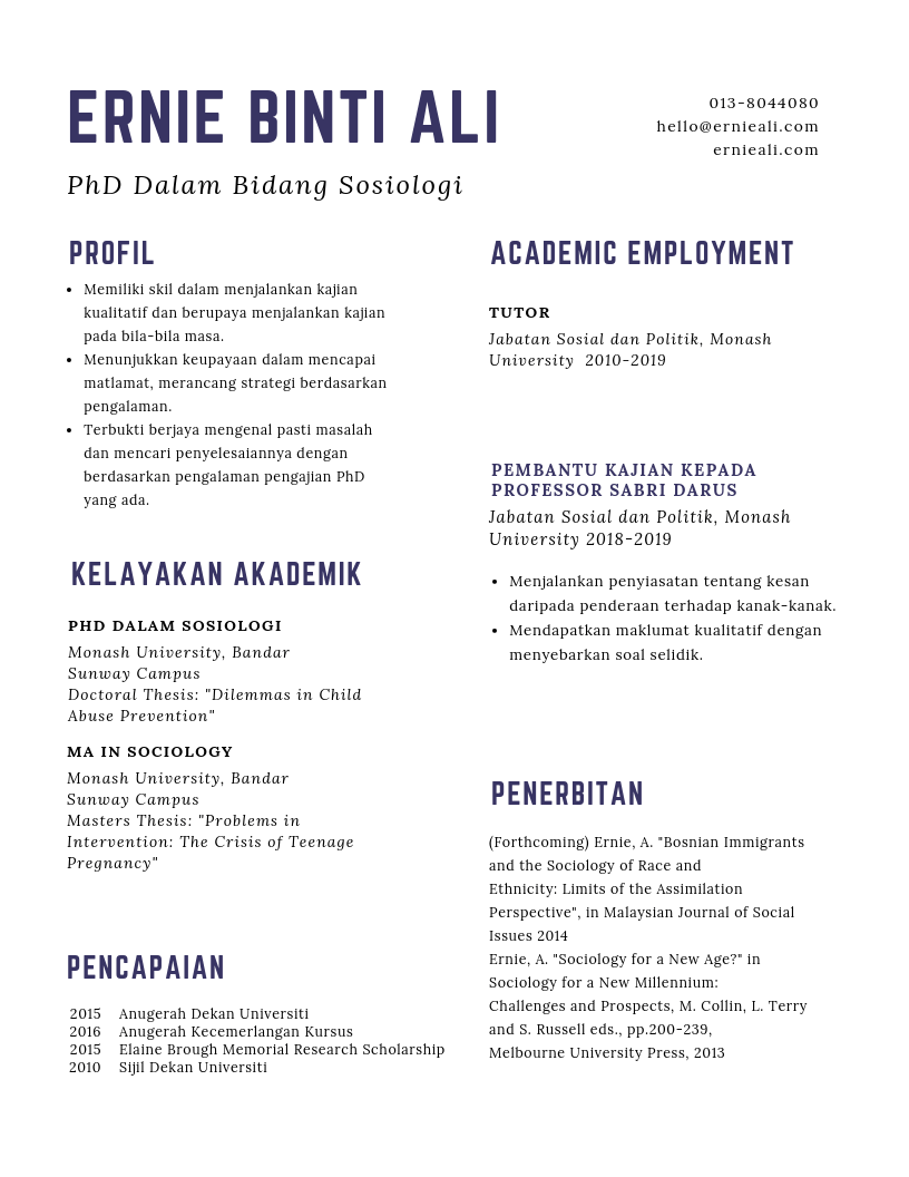 Pentingnya Objektif Kerjaya Dalam Resume Ini Contoh Dan Cara Buat Riset