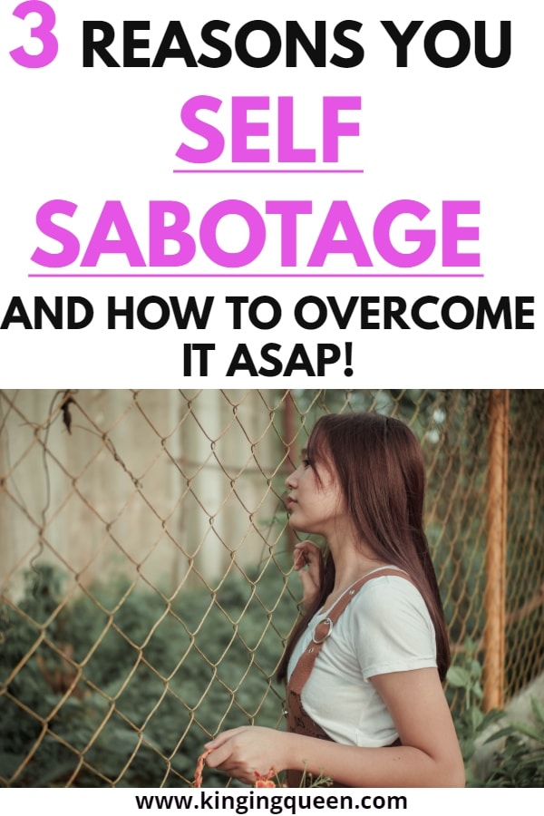 Self Sabotage How To Break Free From Self Sabotaging Habits