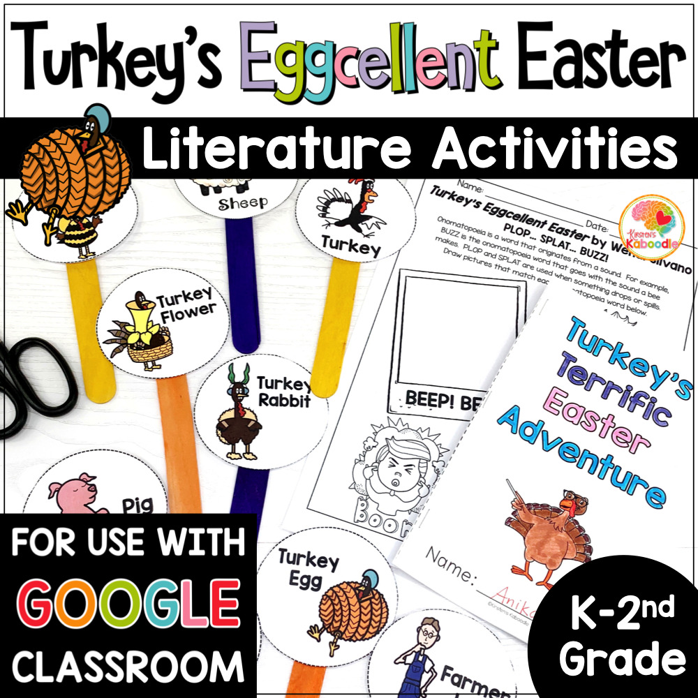 Turkeys Eggcellent Easter Activities With Digital Option • Kirstens