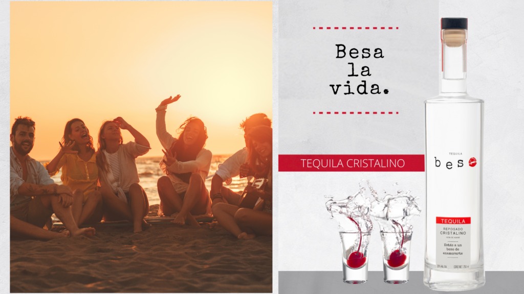 Los Besos Y El Tequila Son Para Compartir Conoce Tequila Beso