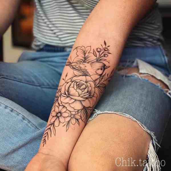 100 The Most Beautiful Flower Tattoos Howlifestyles