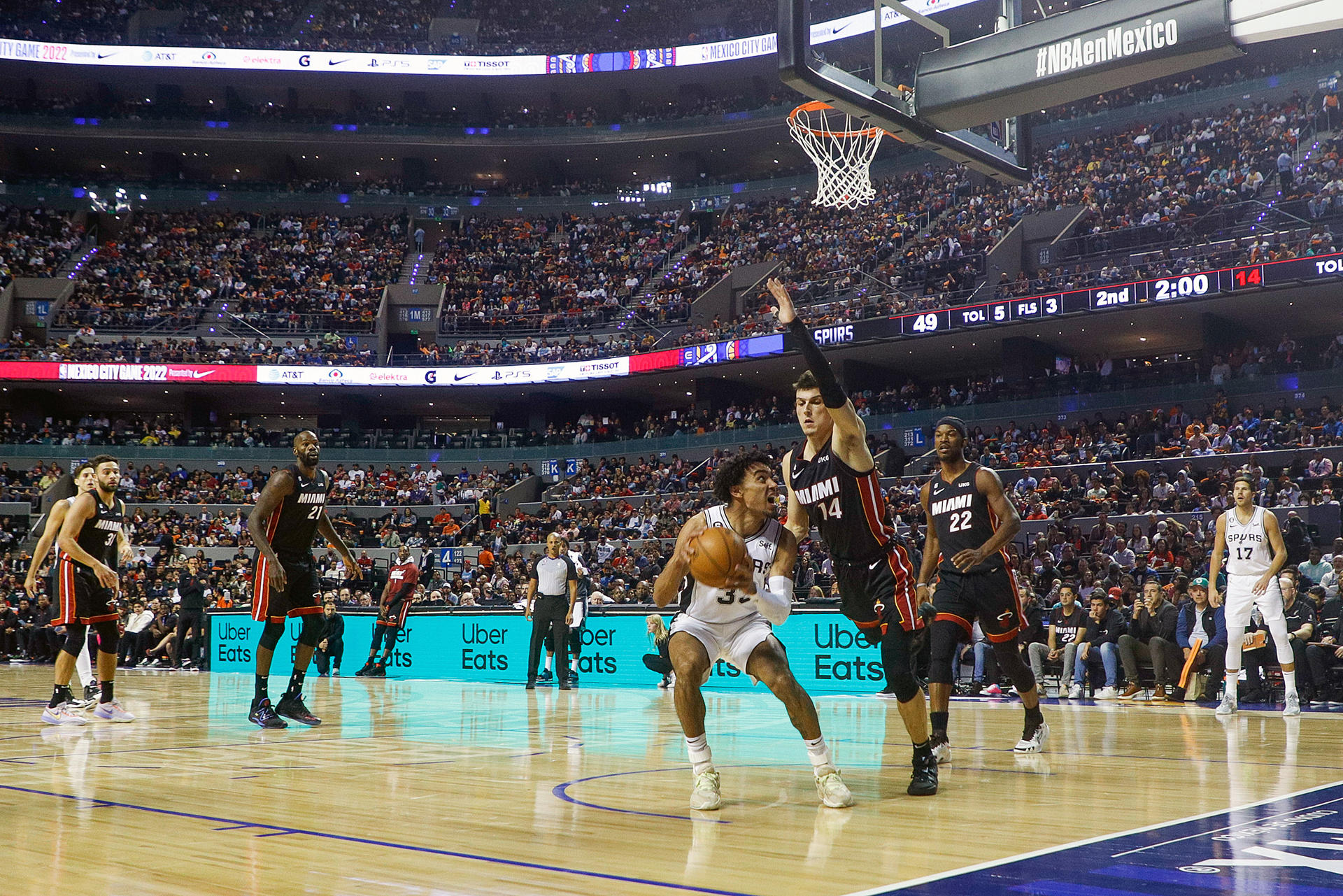 El Heat Vence A Los Spurs En México Y Se Consolidan En La Zona De