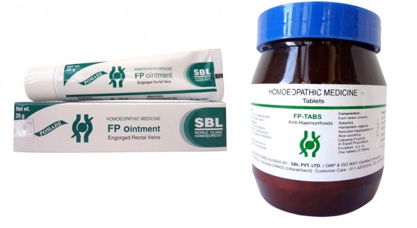 Sbl Fp Tabs And Ointment For Anal Fissures Piles Homeopathy Remedies