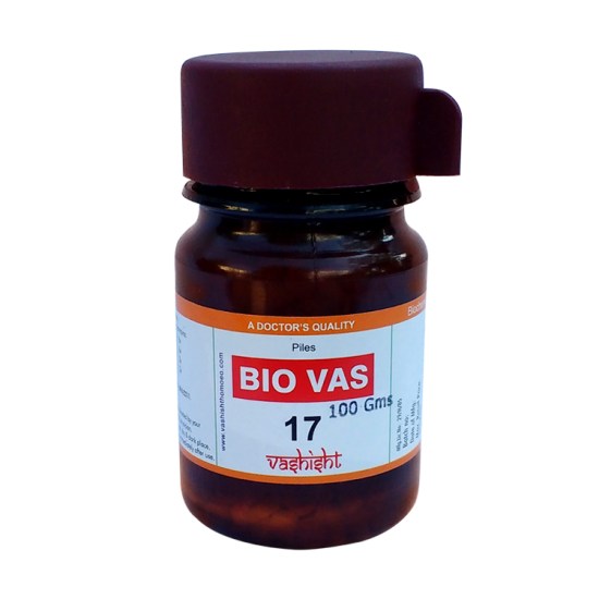 Drvashisht Biocombination Bio Vas 17 Homeopathy Medicine For Piles