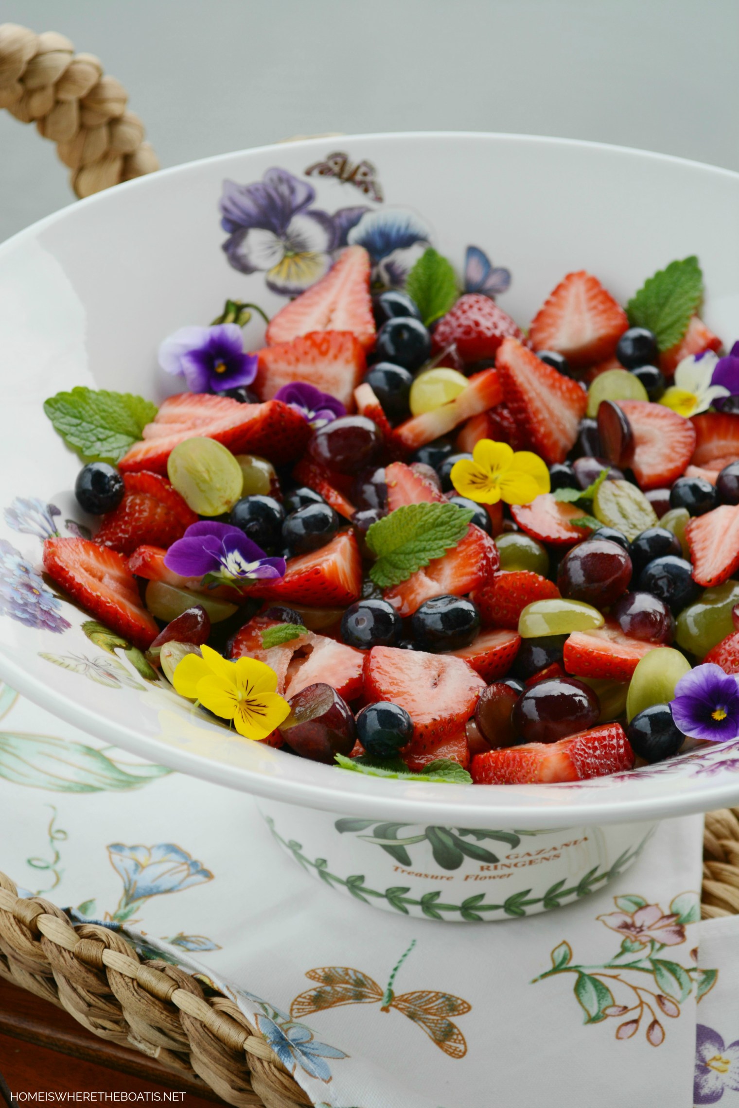 Berrylicious Fruit Salad With Orange Vanilla Syrup Home Is Where The