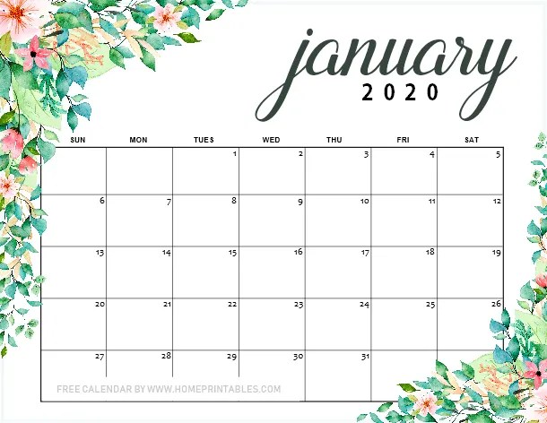 Printable January Calendar 2019 Printable Word Search