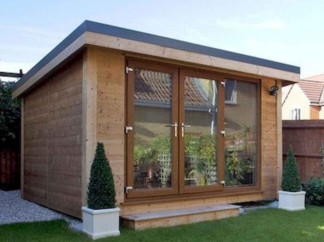 Cool Diy Backyard Studio Shed Remodel Design And Decor Ideas 35