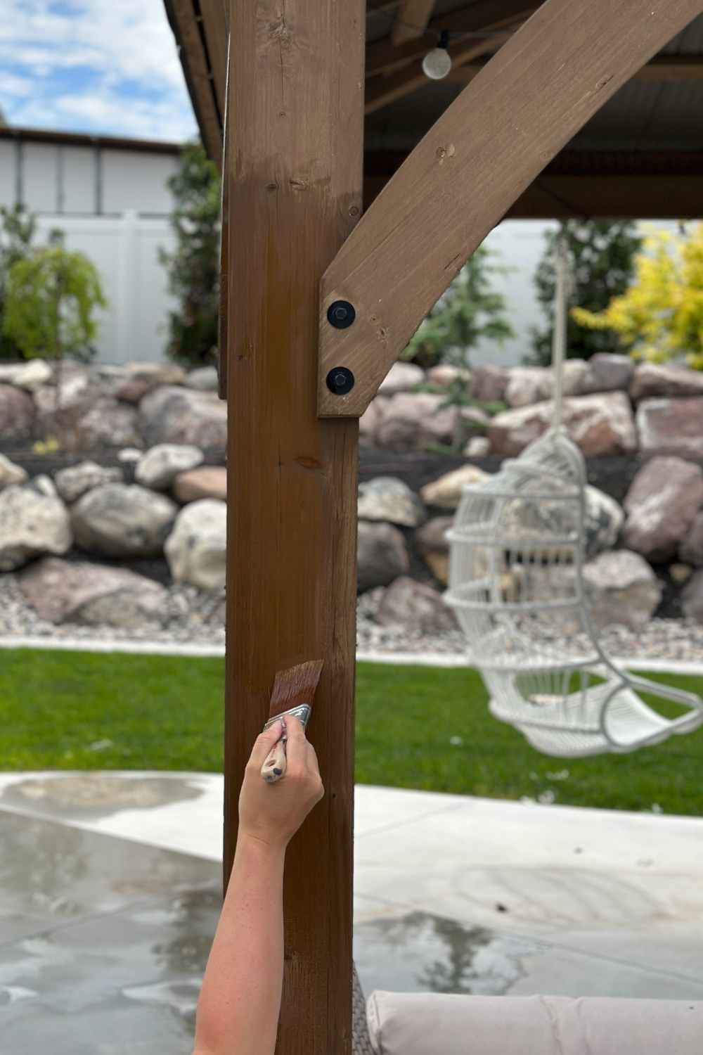 Transform Your Backyard Paradise Refinishing A Yardistry Pergola