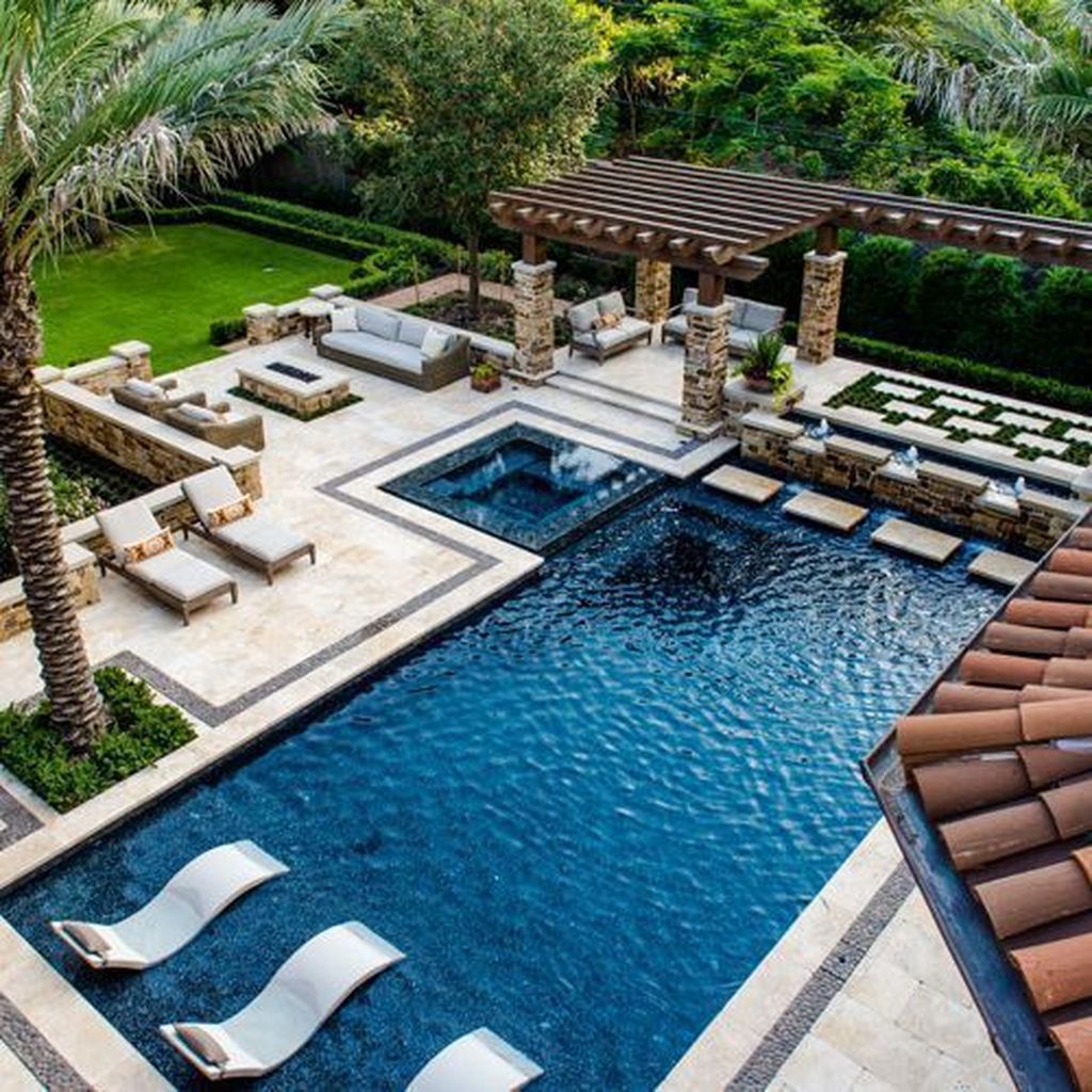 34 Fabulous Backyard Pool Landscaping Ideas You Never Seen Before Hmdcrtn