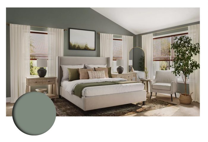 Best Green Paint Colors For A Bedroom