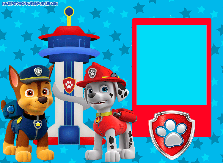 Fotomontajes De Paw Patrol Fotomontajes Infantiles